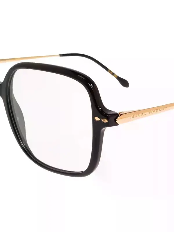 Isabel Marant Geometric-frame Glasses - Black