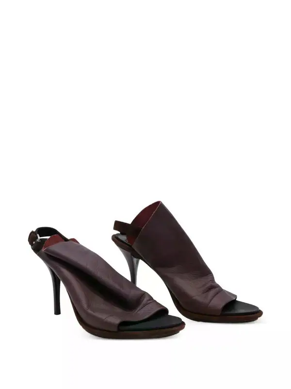 Balenciaga Leather Slingback Pumps