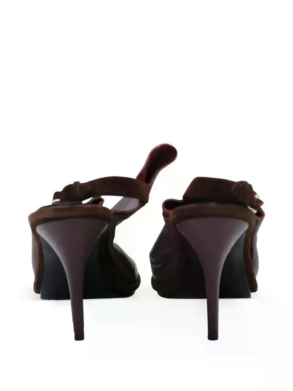 Balenciaga Leather Slingback Pumps