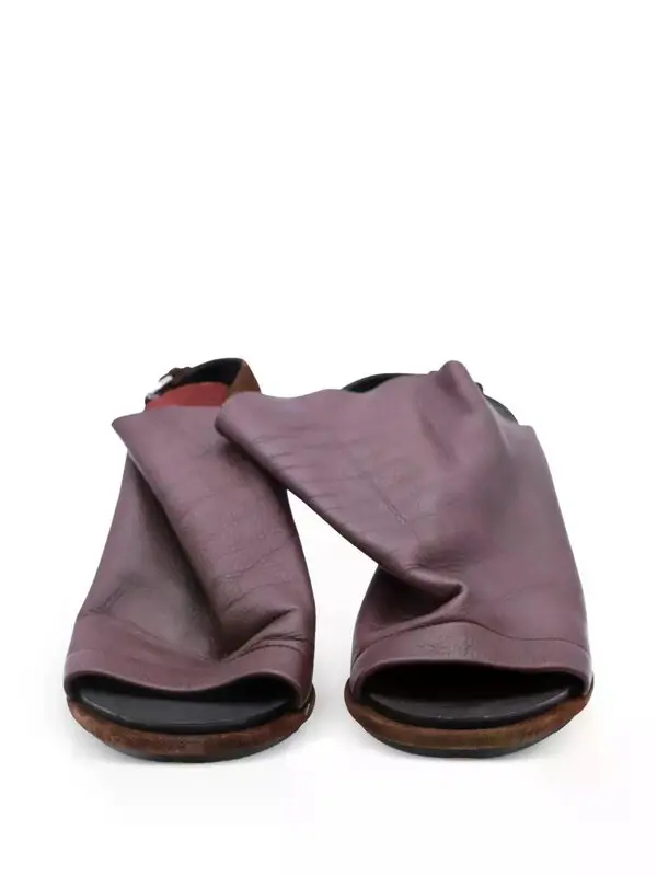 Balenciaga Leather Slingback Pumps