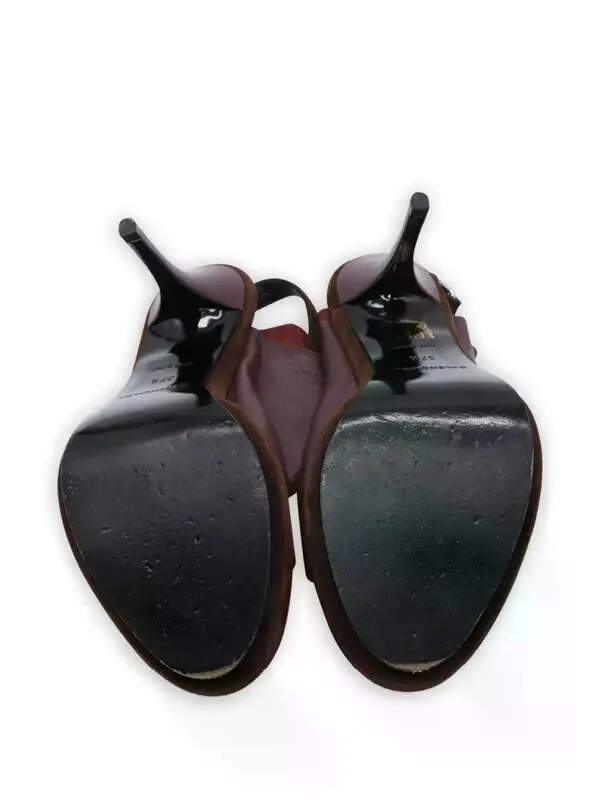 Balenciaga Leather Slingback Pumps