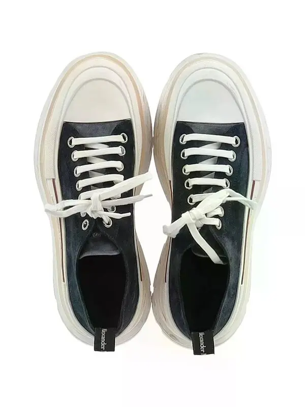 Alexander McQueen Suede Sneakers - Blue