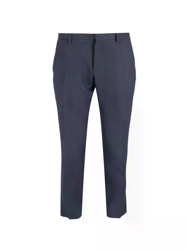 Burberry Plaid Slim Trousers