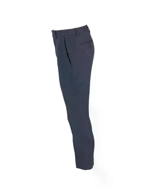 Burberry Plaid Slim Trousers