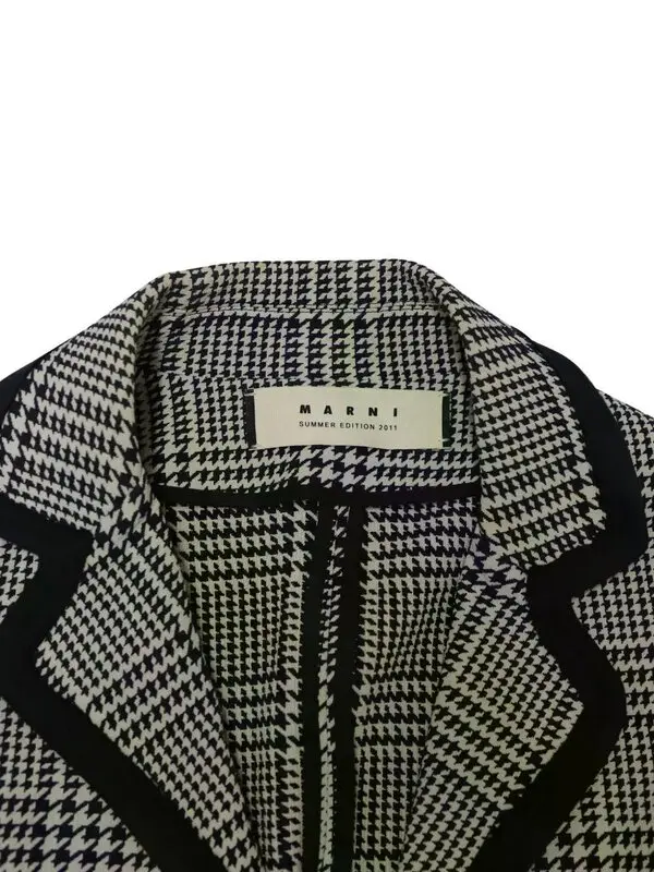 Marni Checked Cropped Jacket