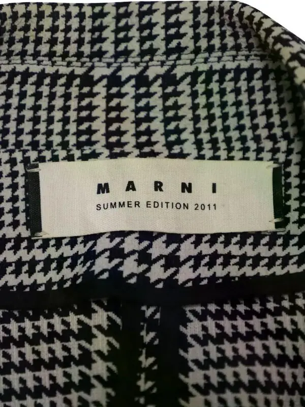 Marni Checked Cropped Jacket