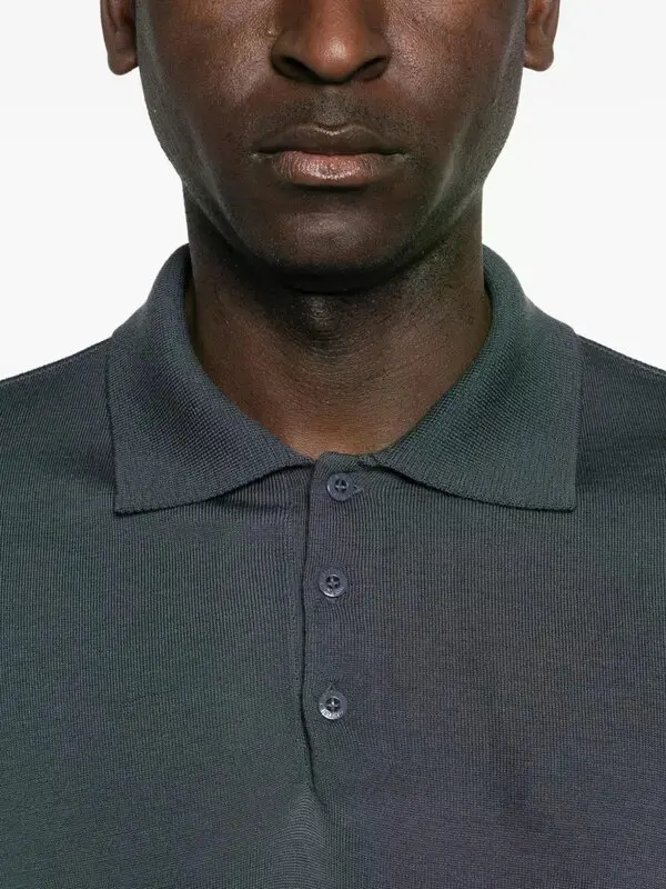 Stone Island Ghost Long-sleeve Polo Shirt