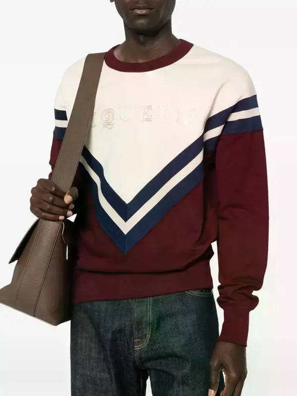 Alexander McQueen V-print Logo Sweatshirt