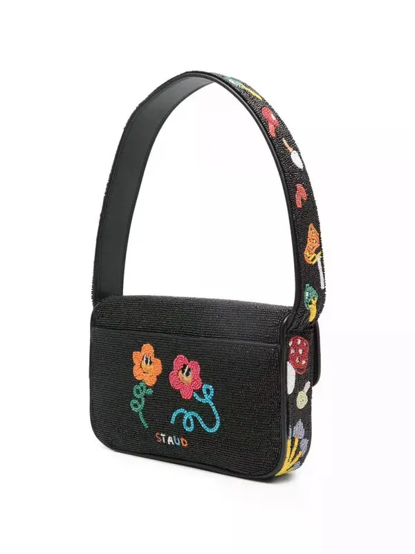 Staud Tommy Beaded Shoulder Bag