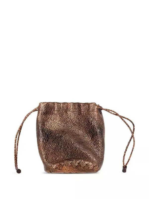 Bottega Veneta Leather Drawstring Pouch