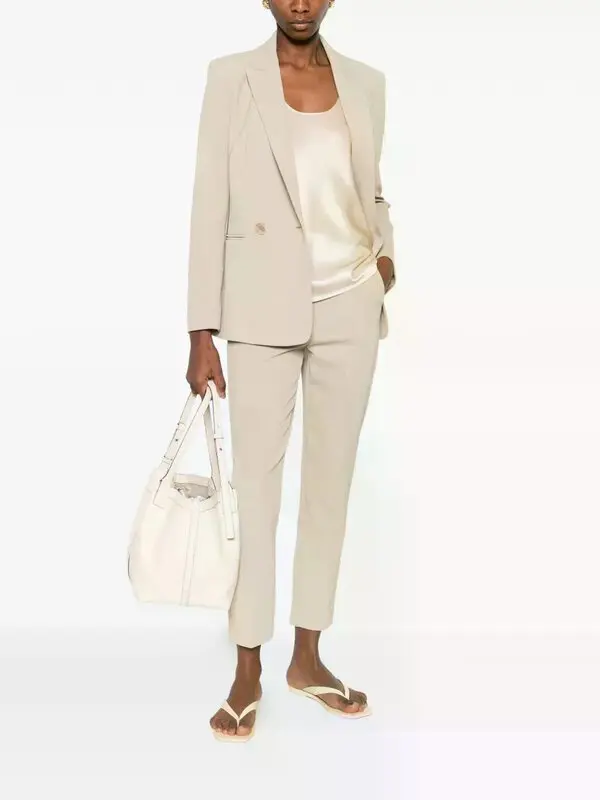 Patrizia Pepe Button Cigarette Trousers
