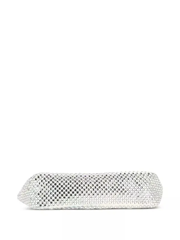 Prada 2000 Re-edition Crystal-embellished Shoulder Bag - Neutrals