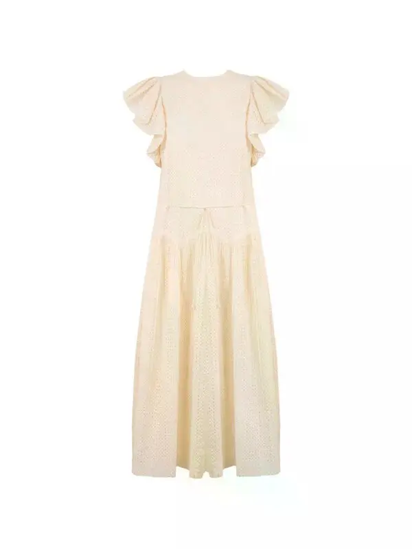 Ulla Johnson Sylvaine Ruffled Midi Dress