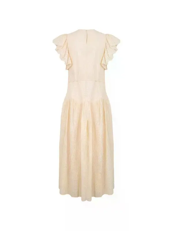 Ulla Johnson Sylvaine Ruffled Midi Dress