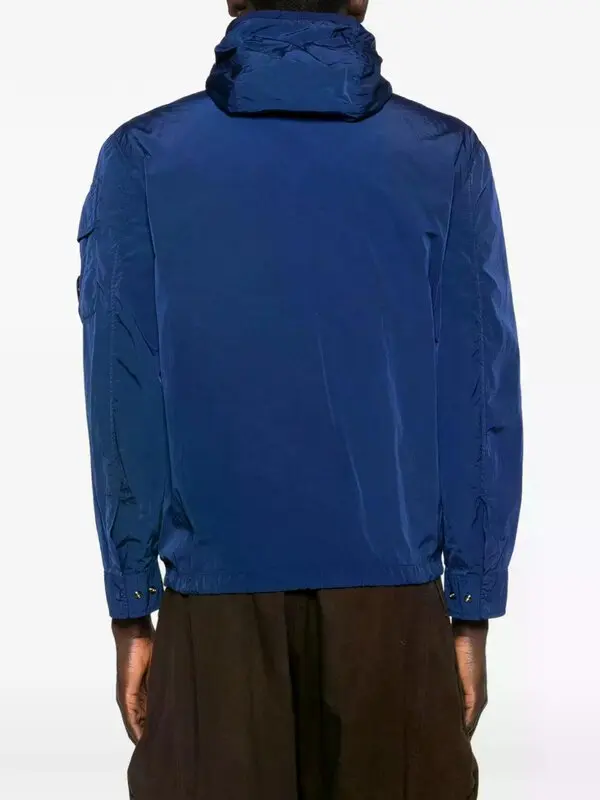C.P. COMPANY Hooded Lens Jacket - Blue