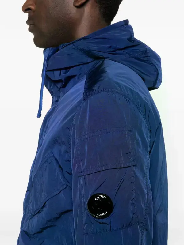 C.P. COMPANY Hooded Lens Jacket - Blue