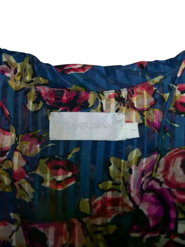 Zimmermann Floral Pleated Playsuit