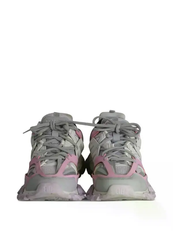 Balenciaga Embossed-logo Sneakers - Grey