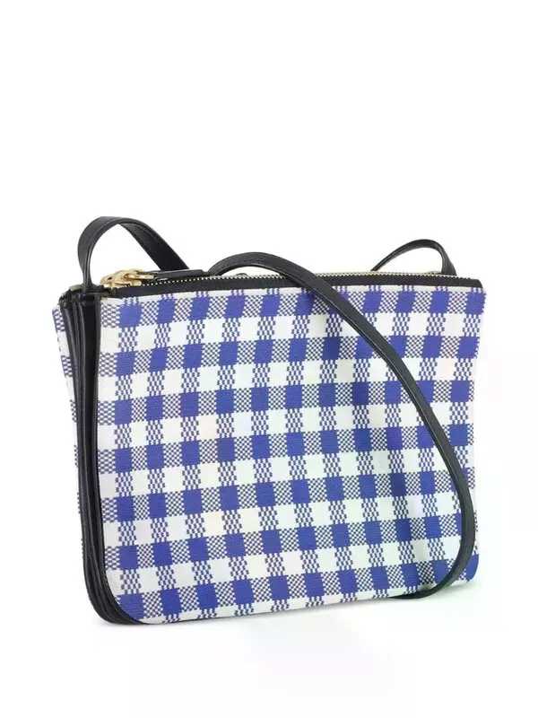 Celine Trio Gingham Crossbody Bag