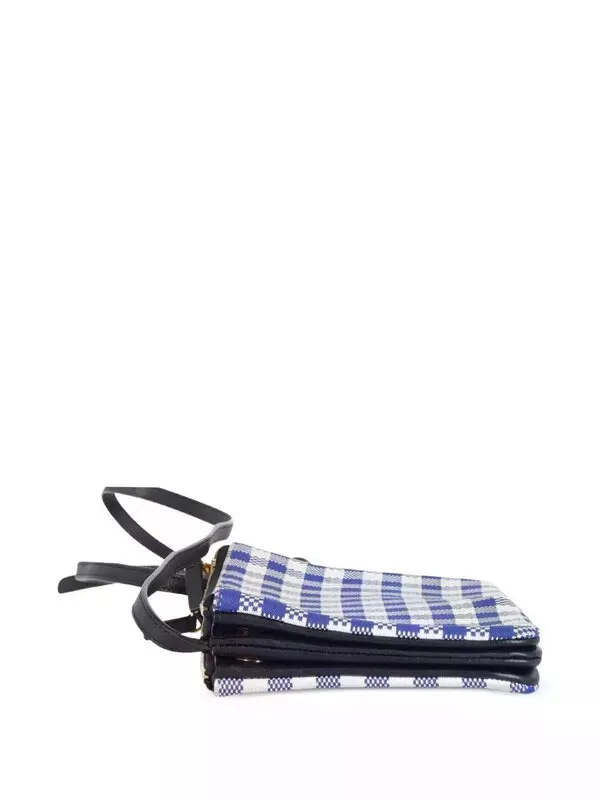 Celine Trio Gingham Crossbody Bag