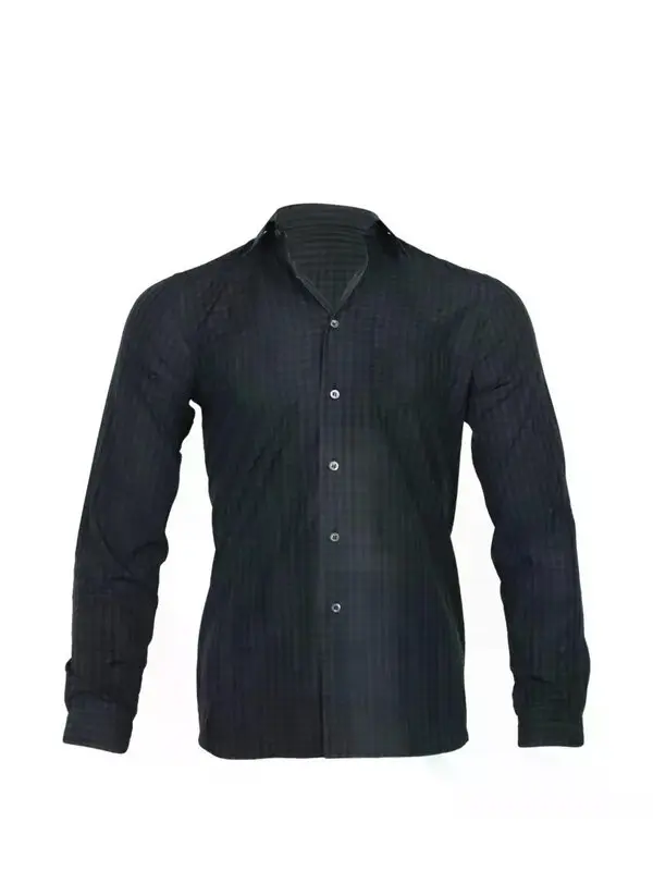 Prada Check-pattern Long-sleeve Shirt