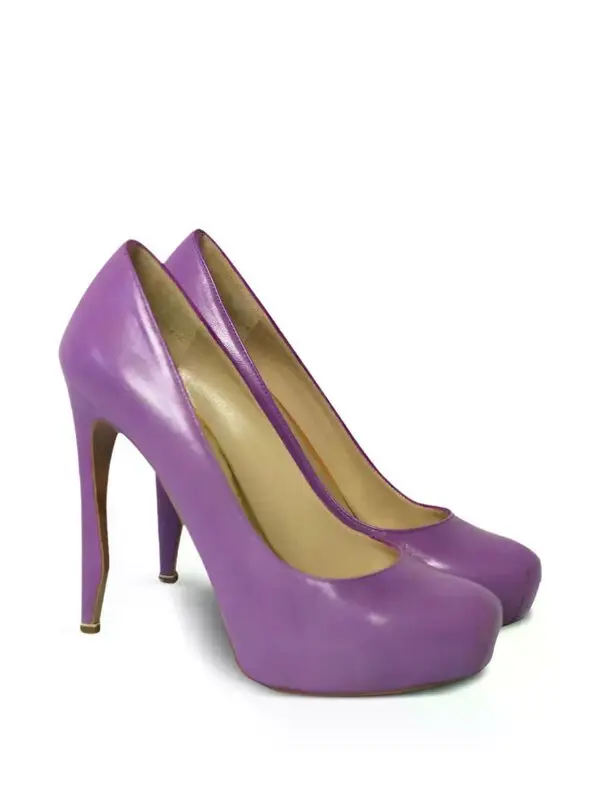 NICHOLAS KIRKWOOD Platform Almond-toe Pumps