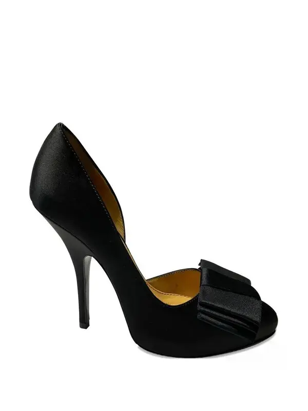LANVIN Bow Satin Pumps