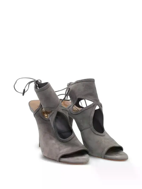 AQUAZZURA Sexy Thing Suede Sandals