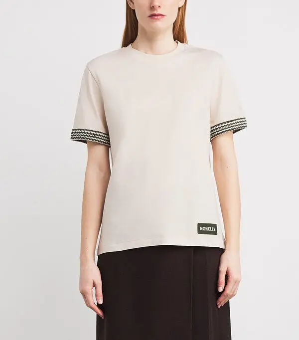 Moncler Cotton T-shirt - Ivory