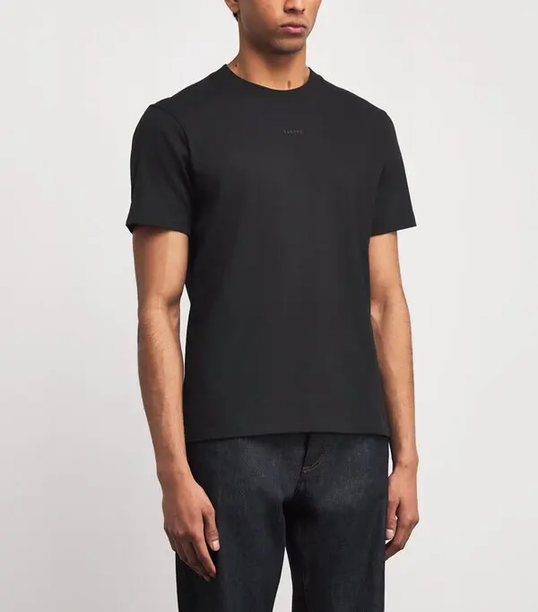 Sandro Organic Cotton Logo T-shirt - Black