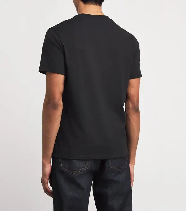 Sandro Organic Cotton Logo T-shirt - Black