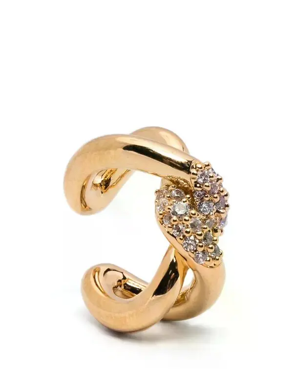 MISSOMA Molten Snow Encrusted Ear Cuff - Gold