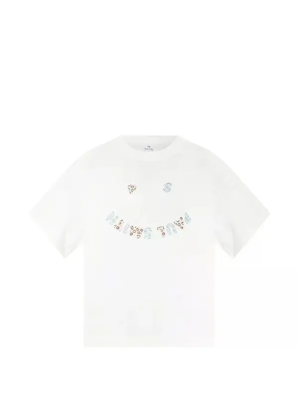 Paul Smith Smiley-face T-shirt - White