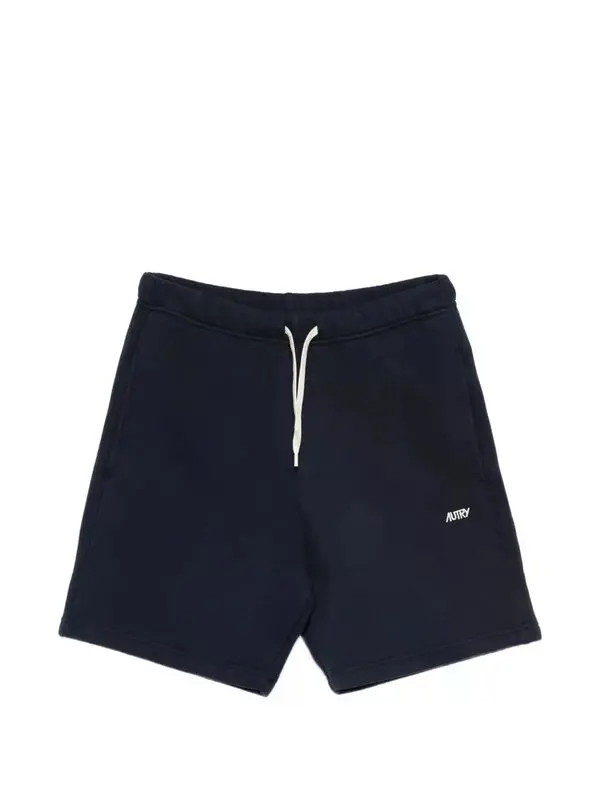 AUTRY Cotton Drawstring Shorts - Blue
