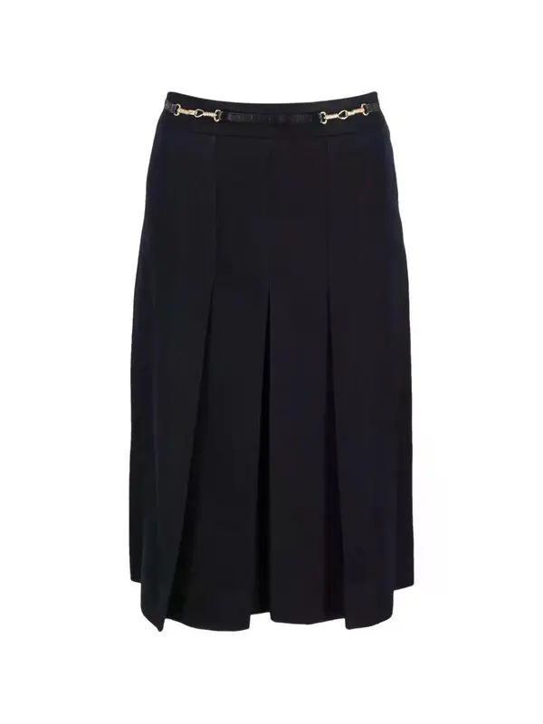 Celine Pleated Midi Skirt