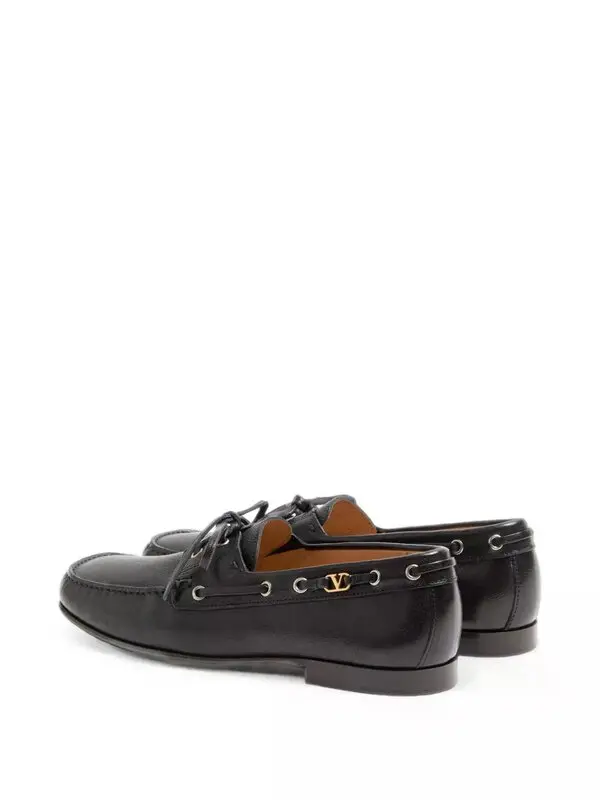 Valentino Garavani Vlogo Palm Avenue Loafers - Black