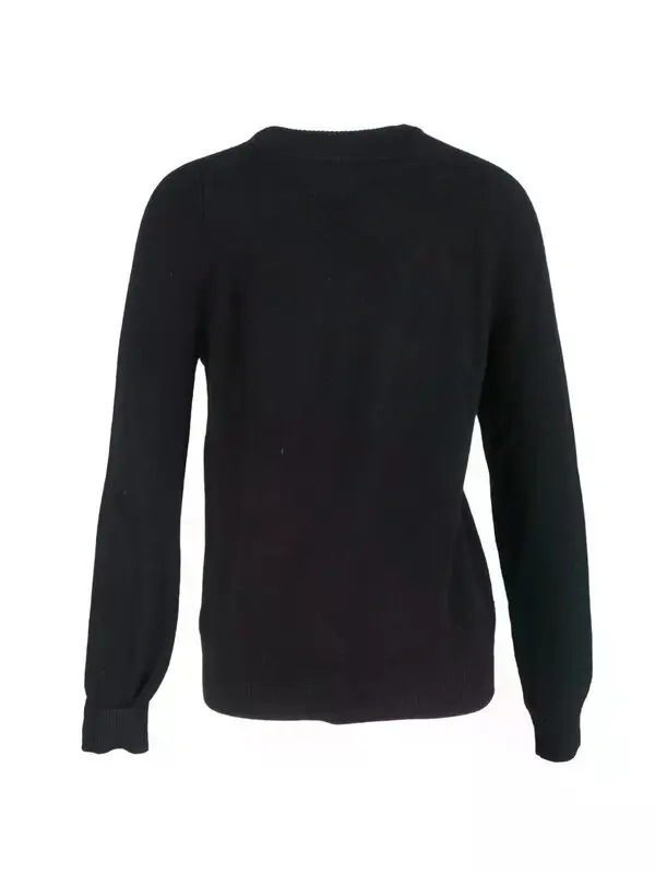 Saint Laurent Detail-embroidered Crew-neck Sweater