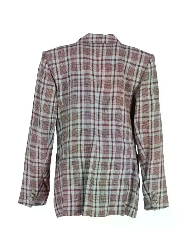 ISABEL MARANT VINTAGE Double-breasted Checked Blazer