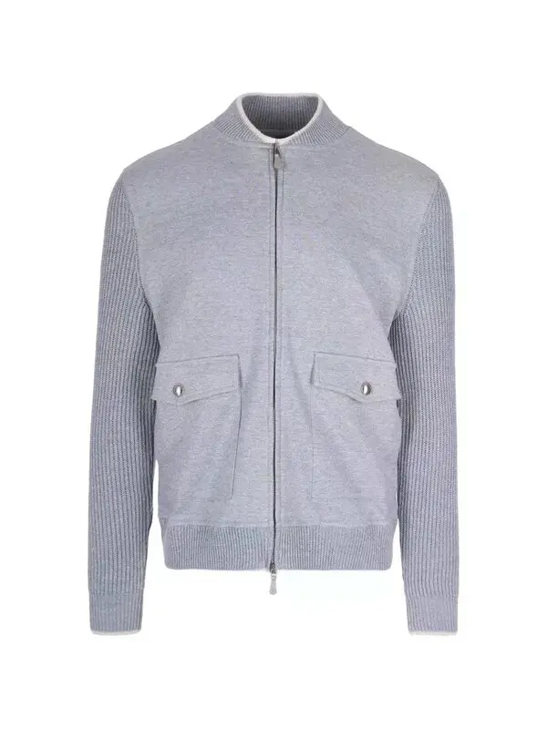 Eleventy Flap-pocket Jacket - Grey