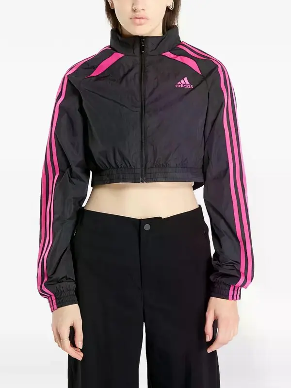 Adidas Teamgeist Adicolor Zip-up Cropped Track Jacket