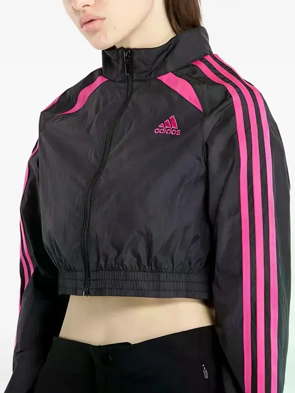 Adidas Teamgeist Adicolor Zip-up Cropped Track Jacket