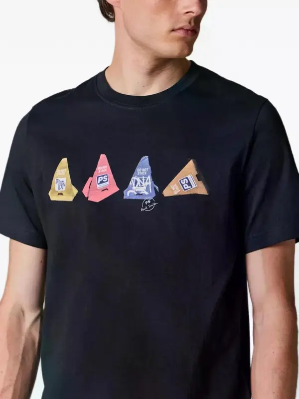 Paul Smith Cones' Print T-shirt - Blue