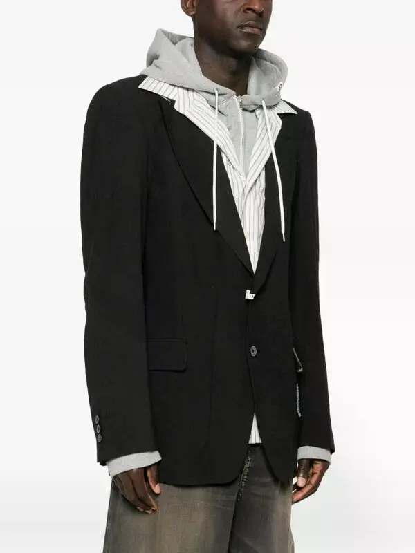Mihara Yasuhiro Layered Blazer - Black