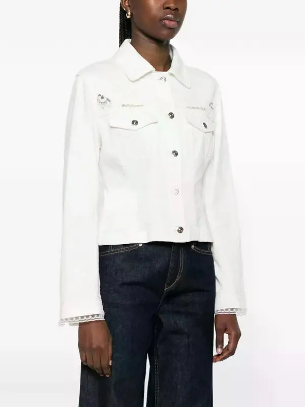 Ermanno Scervino Lace Trim Jacket