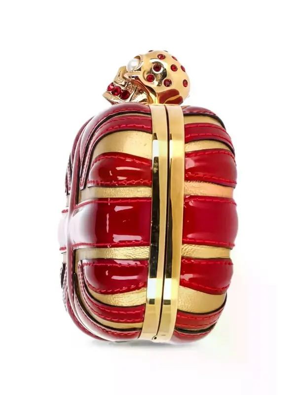 Alexander McQueen Britannia Skull-fastening Clutch Bag
