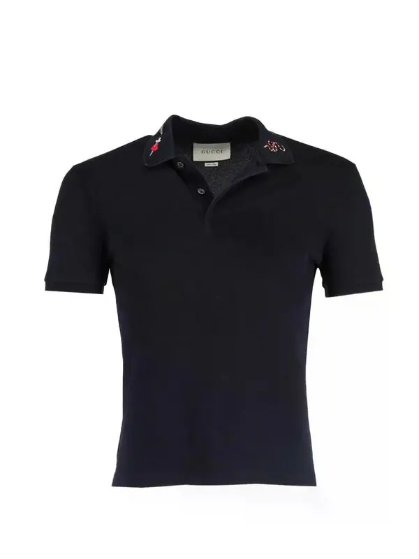 Gucci Embroidered Polo Shirt