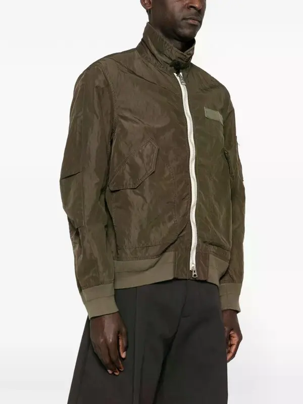 Sacai Zip-fastening Pocket Bomber Jacket
