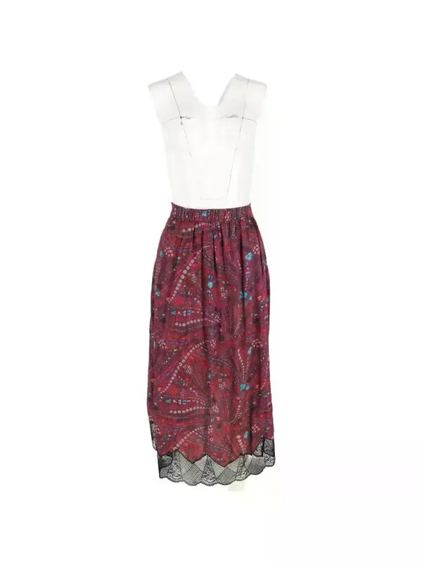 Zadig&Voltaire Printed Asymmetrical Skirt