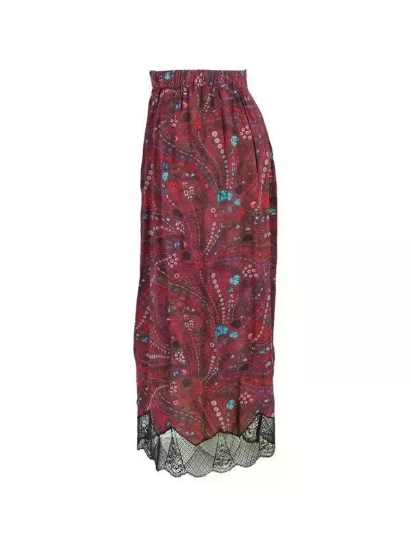 Zadig&Voltaire Printed Asymmetrical Skirt