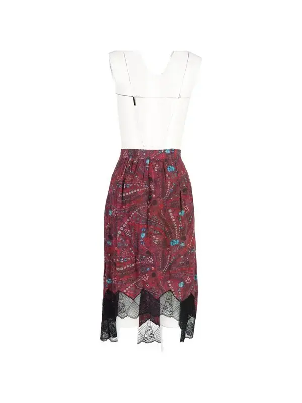 Zadig&Voltaire Printed Asymmetrical Skirt